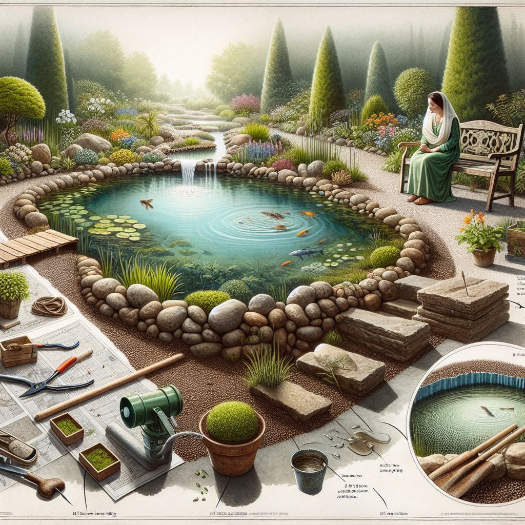 How Build Garden Lake